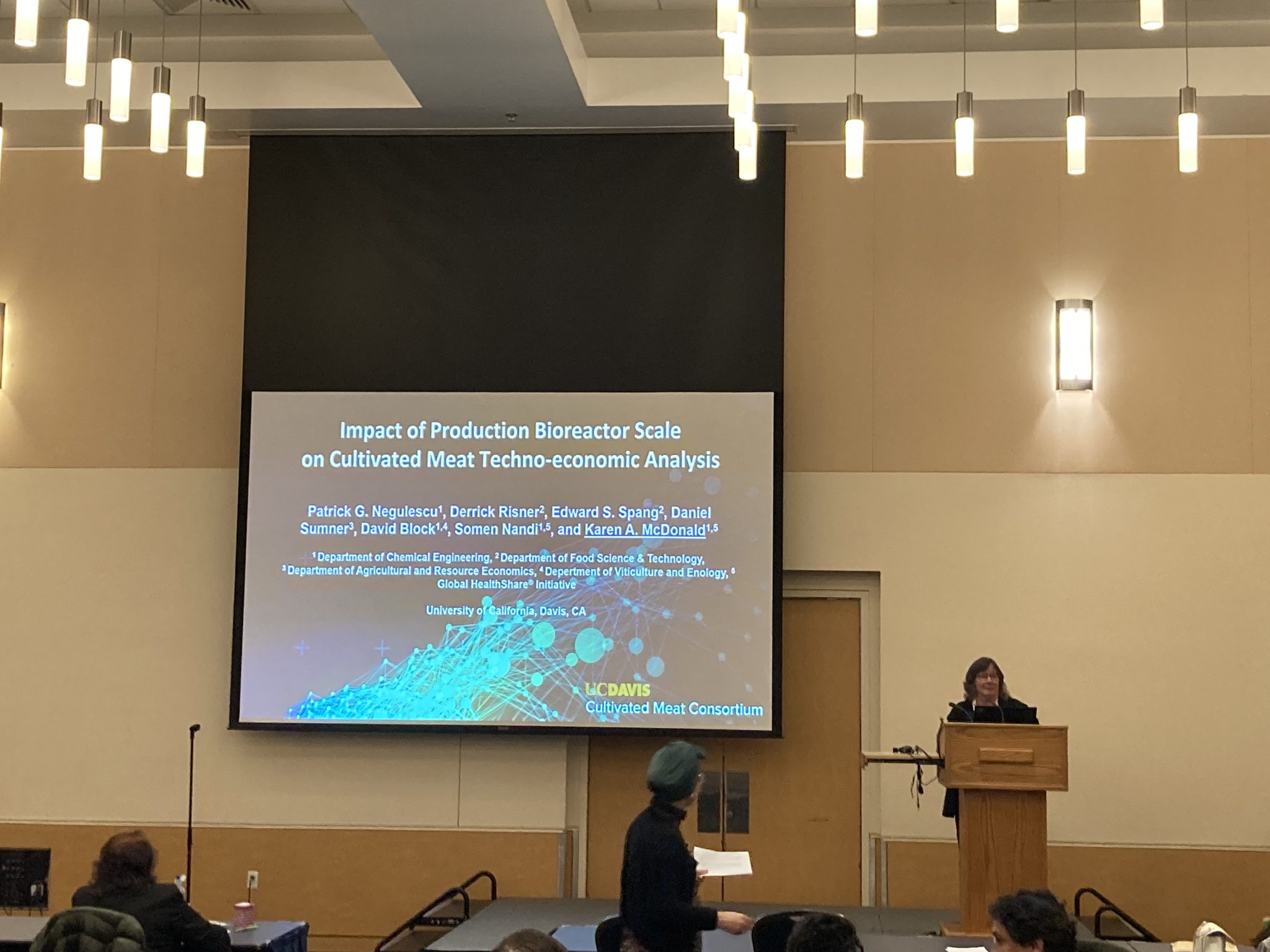 Karen McDonald and Somen Nandi present at the AIChE Foodie Conference ...